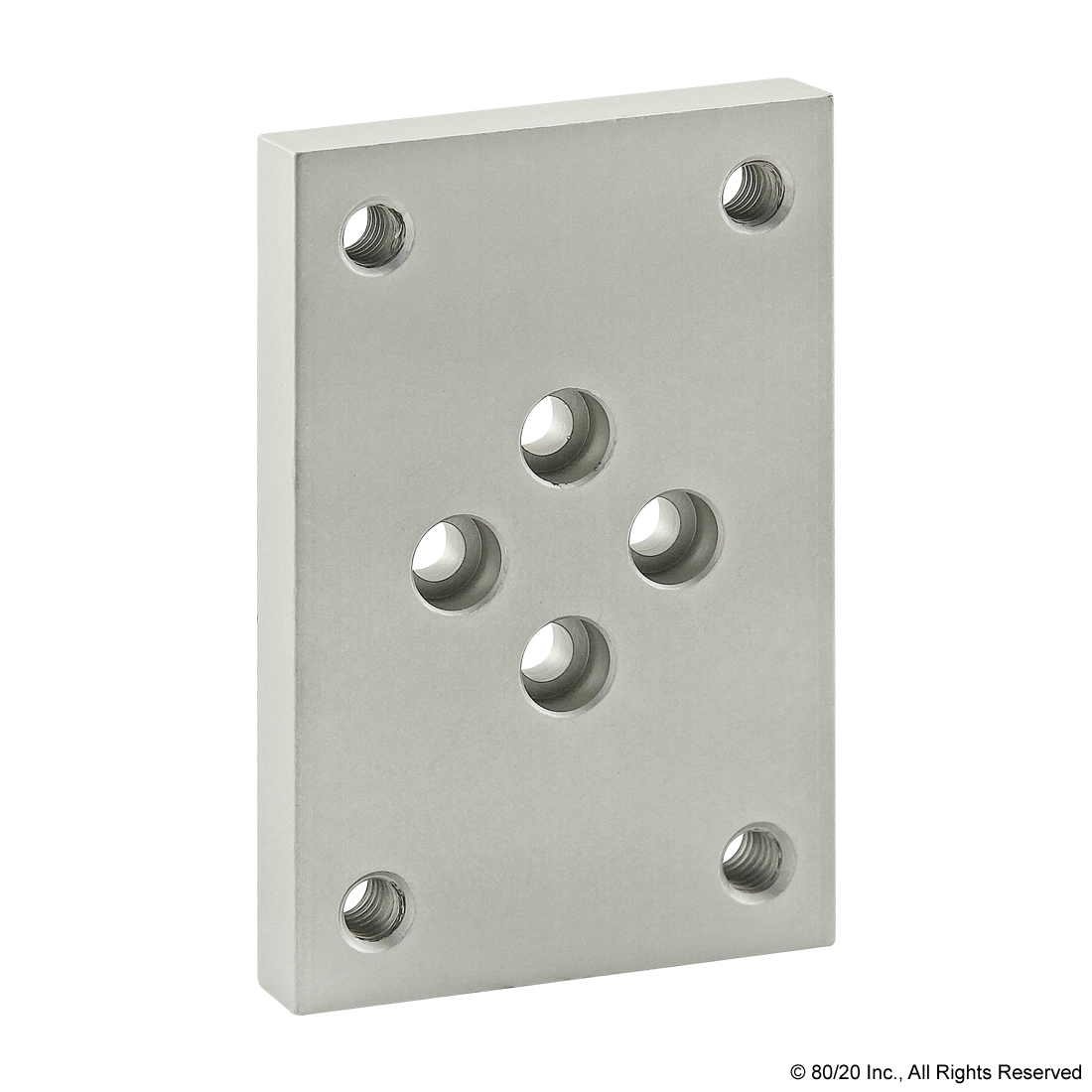 2419 | 10 Series Flange Mount Caster Base Plate | CPI Automation