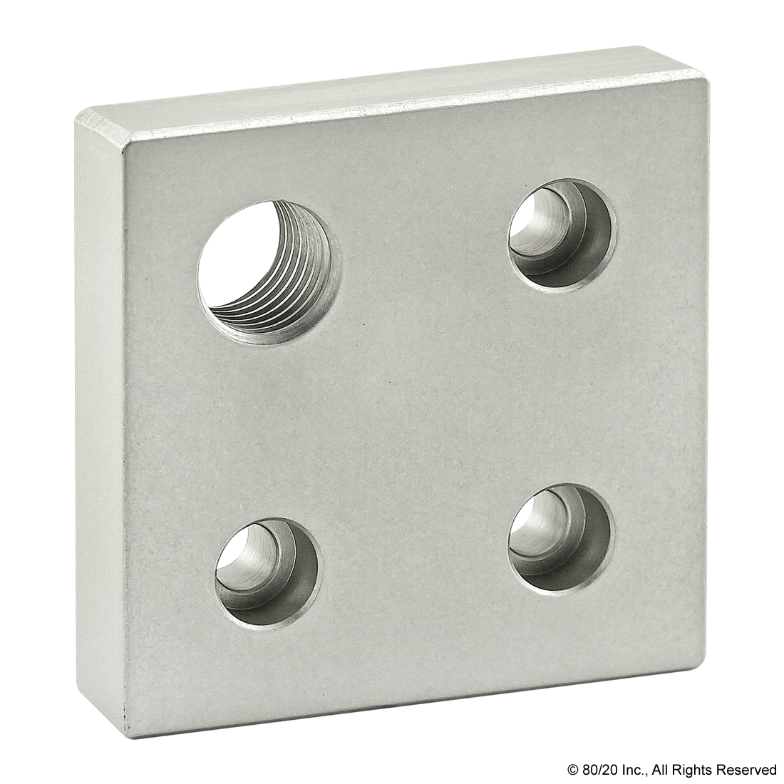 2367 | 15 Series 4 Hole - Offset Tap Base Plate: 3.00" x 3.00" with 3/4 ...