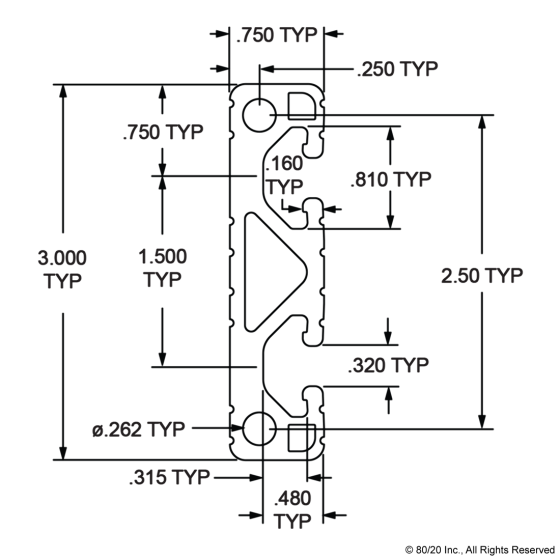 3034-Lite-Black-FB | T Slotted Aluminum Profiles | CPI Automation