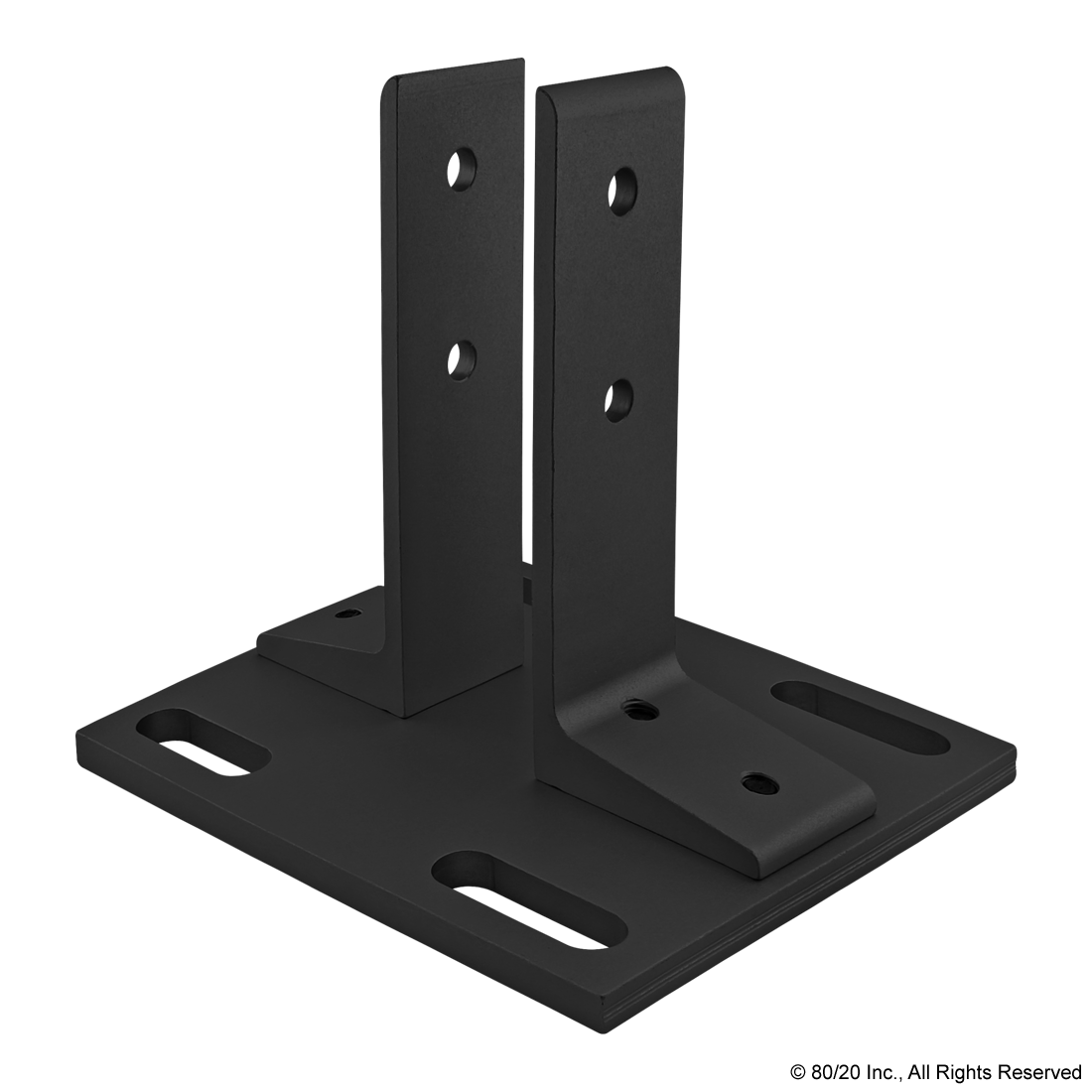 40-2390-Black | 40 Series Floor Mount Base Plate | CPI Automation