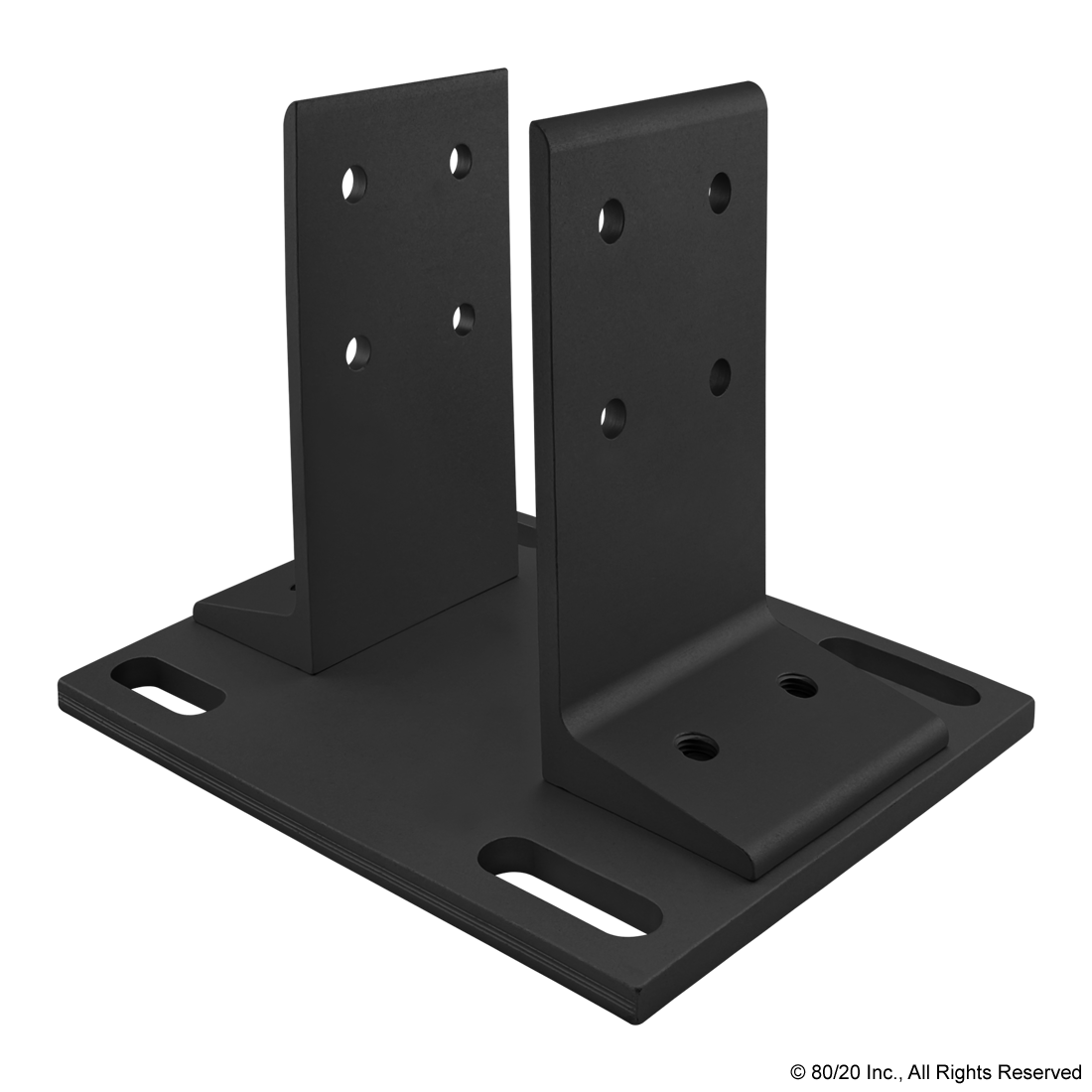 40-2410-Black | 40 Series Floor Mount Base Plate | CPI Automation