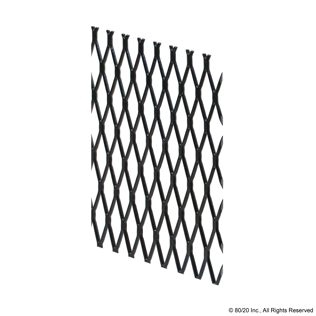 2481 | Expanded Metal Panel: .140" Thick, Black | CPI Automation