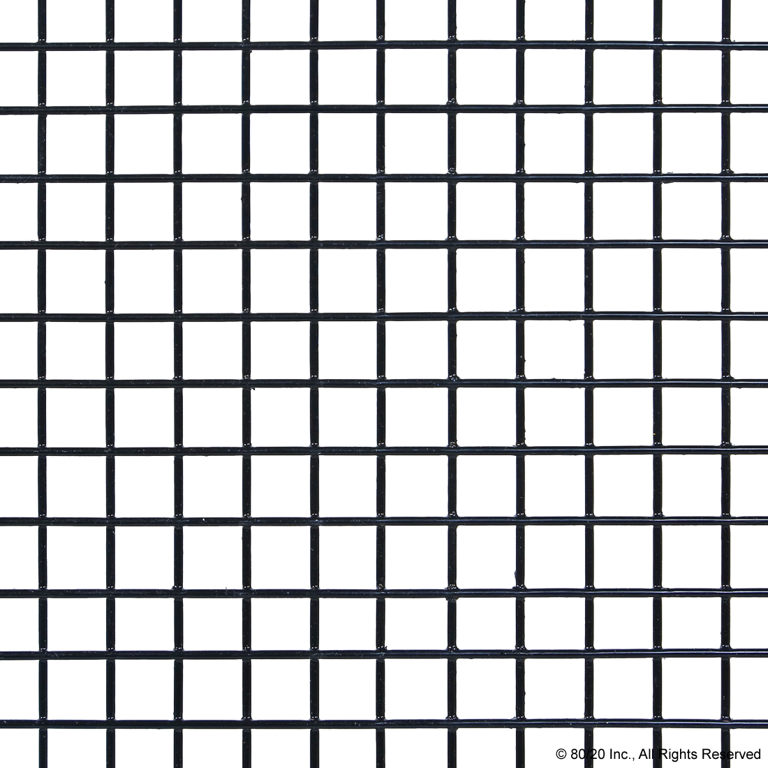 2474 | Thermoplastic Coated Wire Mesh Panel: .140" Thick, Black | CPI ...