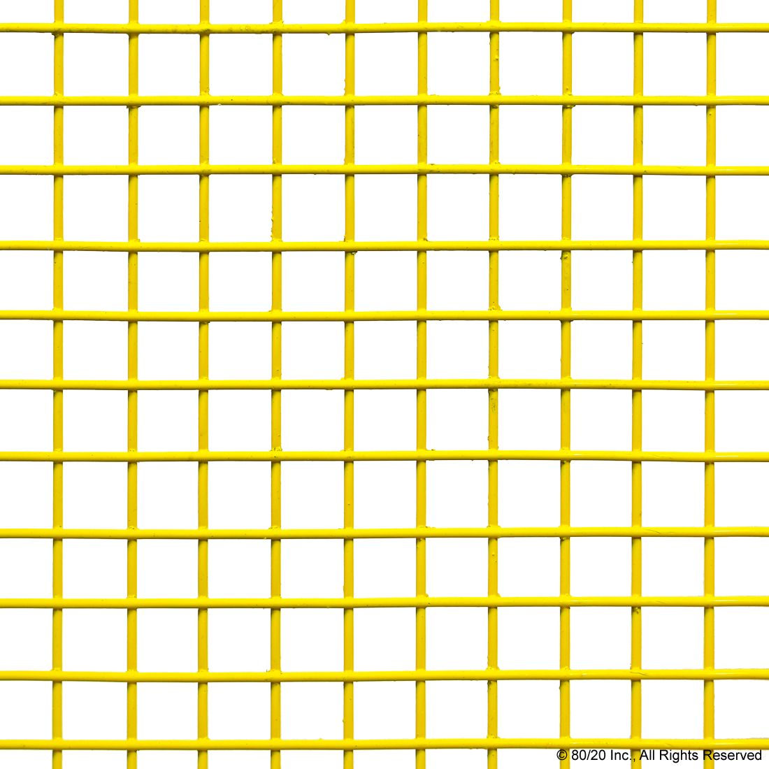 2475 | Thermoplastic Coated Wire Mesh Panel: .140" Thick, Yellow | CPI ...