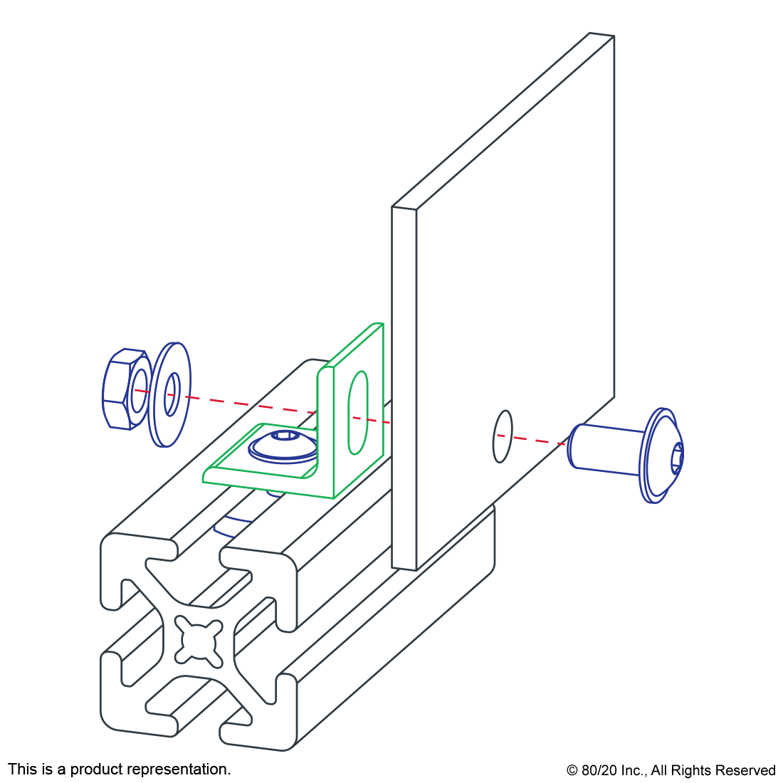 2428 | 10 Series Panel Mount Bracket | CPI Automation