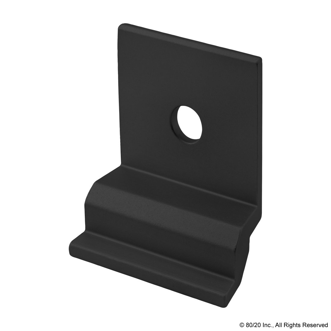 2488-Black | 15 Series Roll-in Panel Mount Bracket | CPI Automation