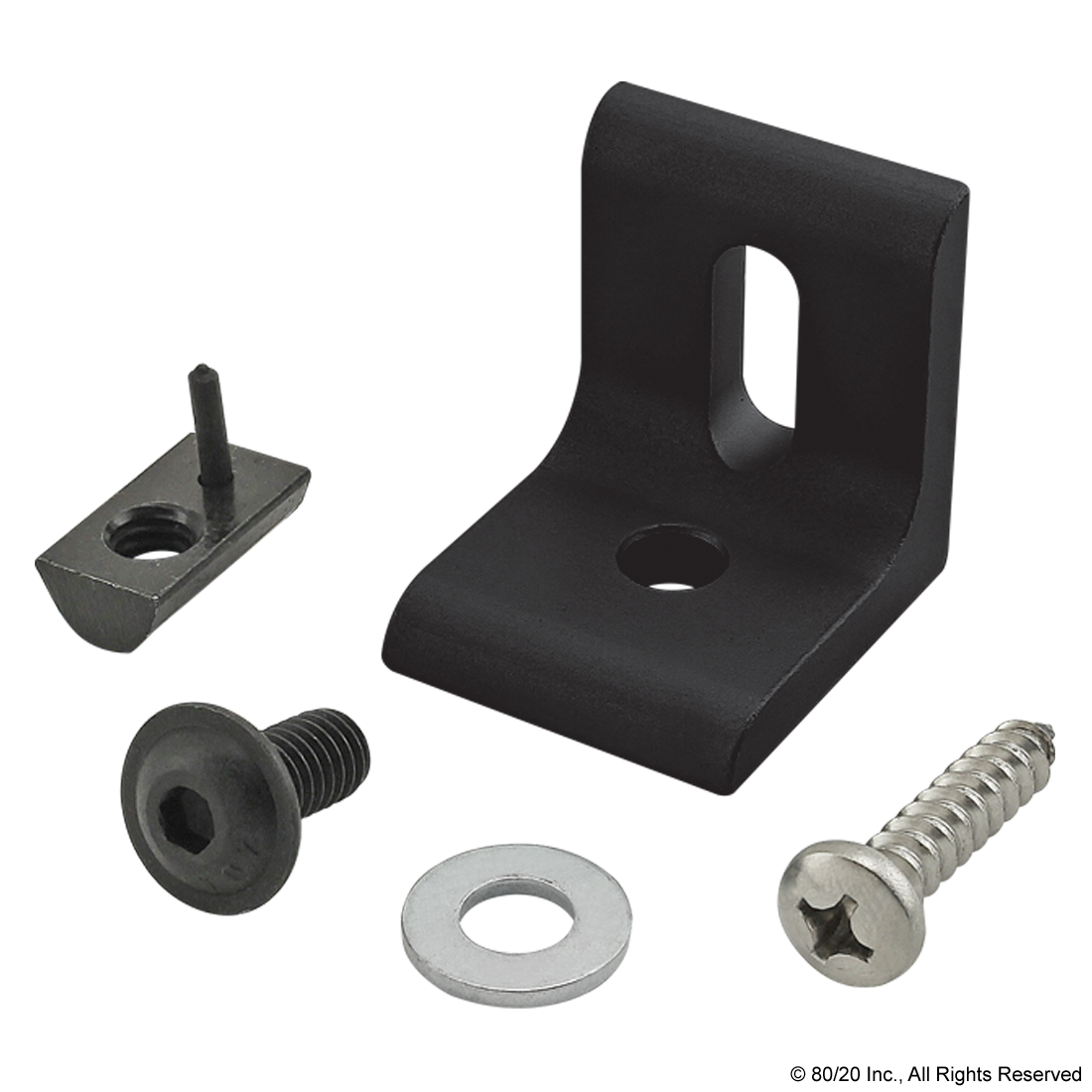2810-Black | 15 Series Tabletop Fastening Kit | CPI Automation