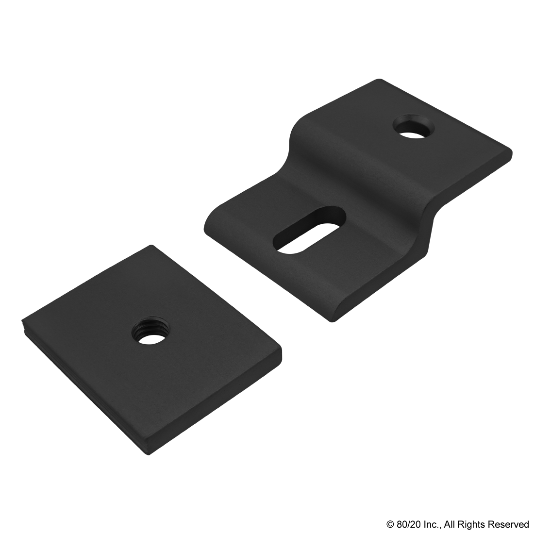 25-2491-Black | 25 Series Single Arm Narrow Mesh Retainer with Narrow ...