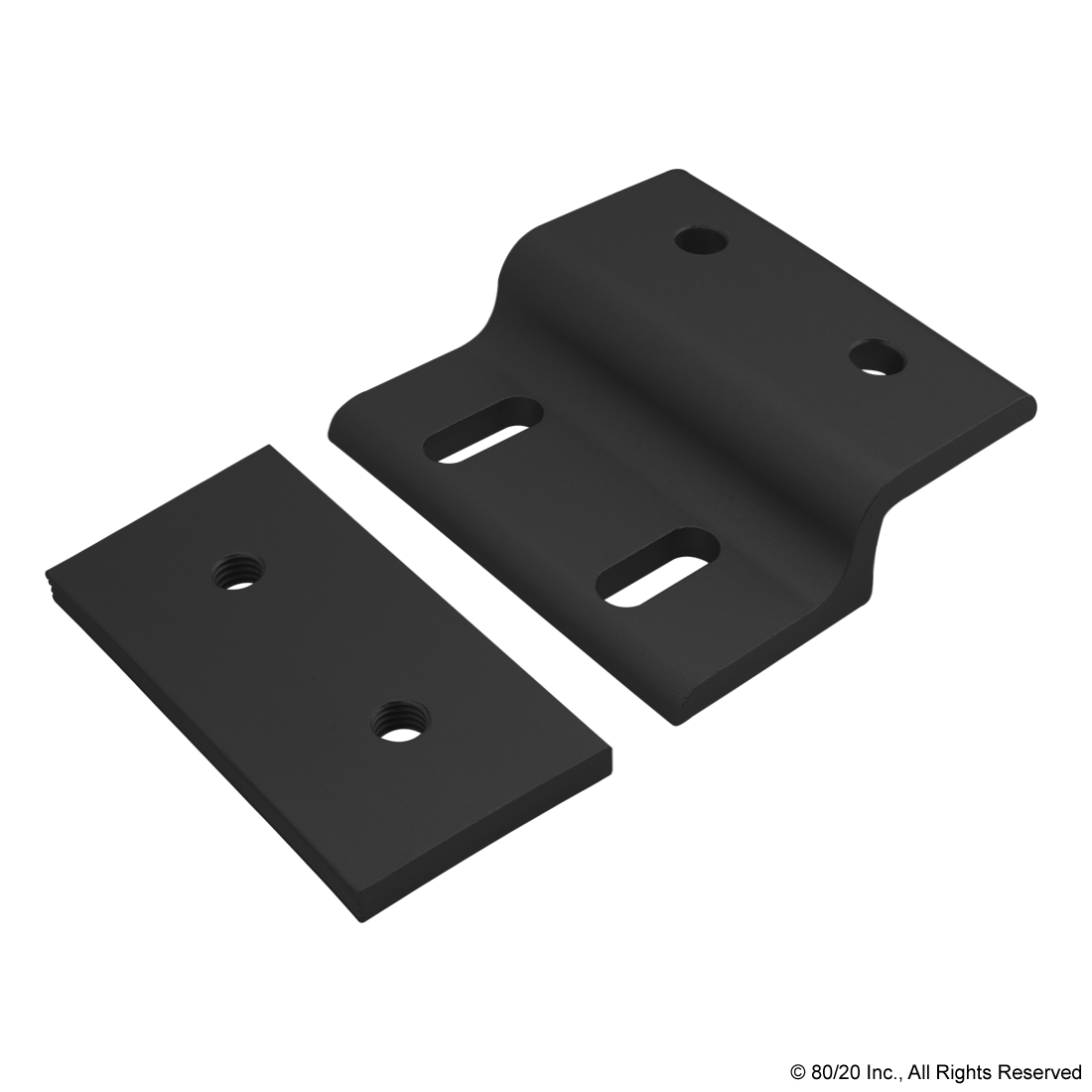 40-2435-Black | 40 Series Single Arm Wide Mesh Retainer with Wide ...