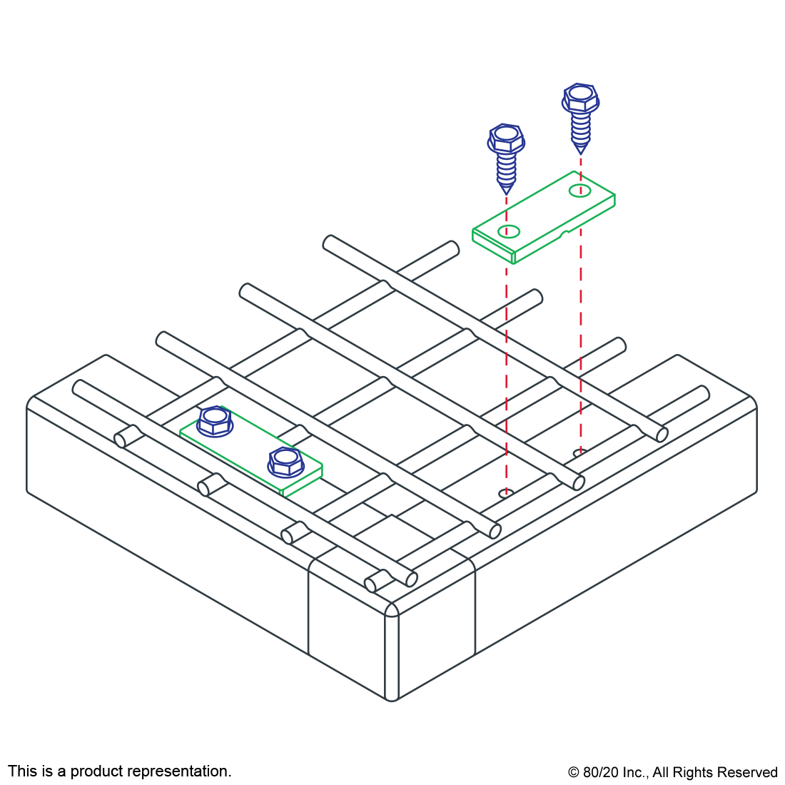 9300 | Quick Frame Straddle Mesh Retainer | CPI Automation