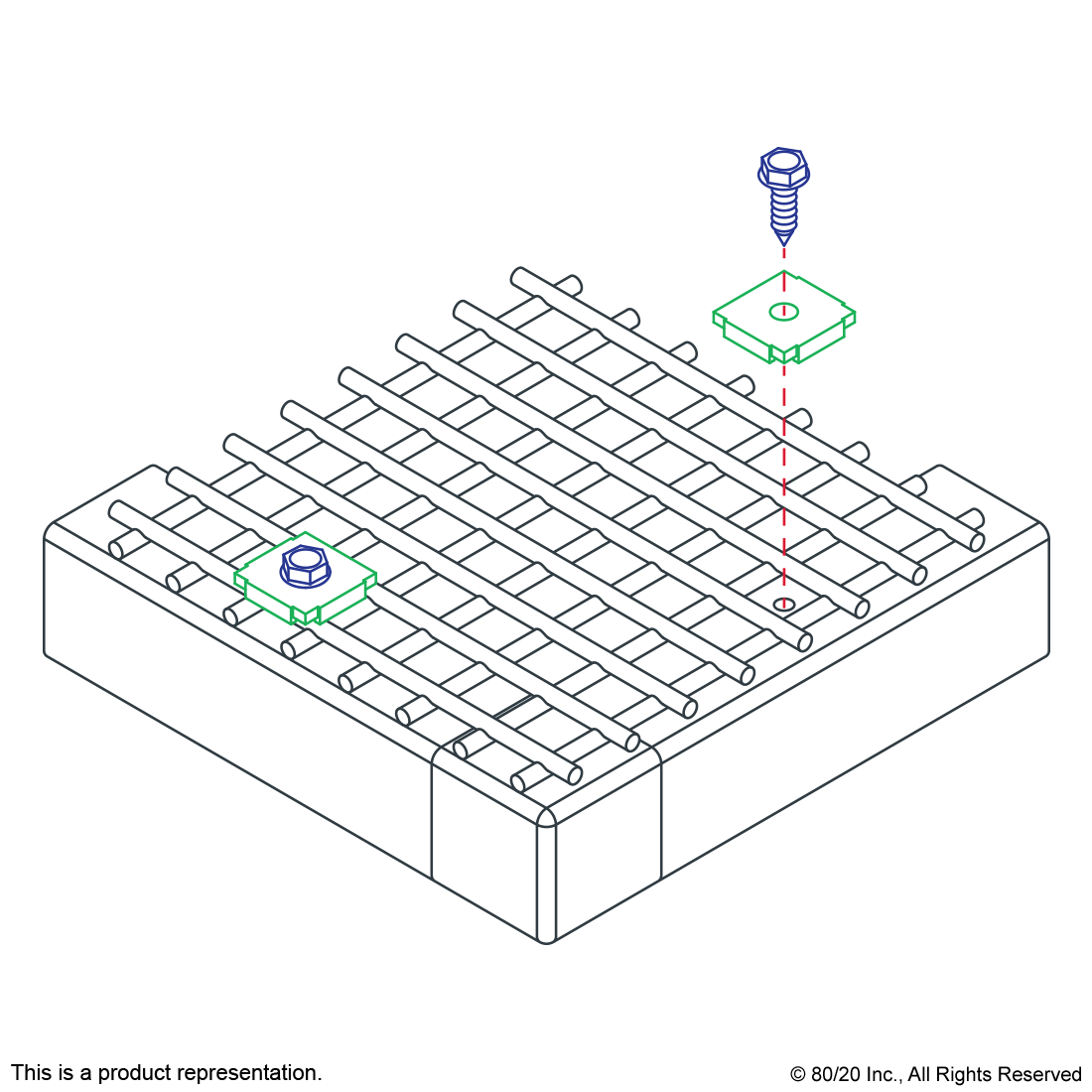 9305 | Quick Frame Wire Mesh Fastener | CPI Automation
