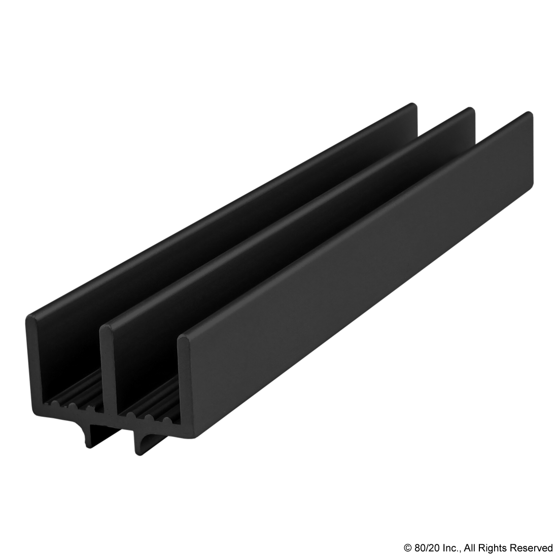 25-2221-Black | 25 Series Lower Door Slide Track | CPI Automation