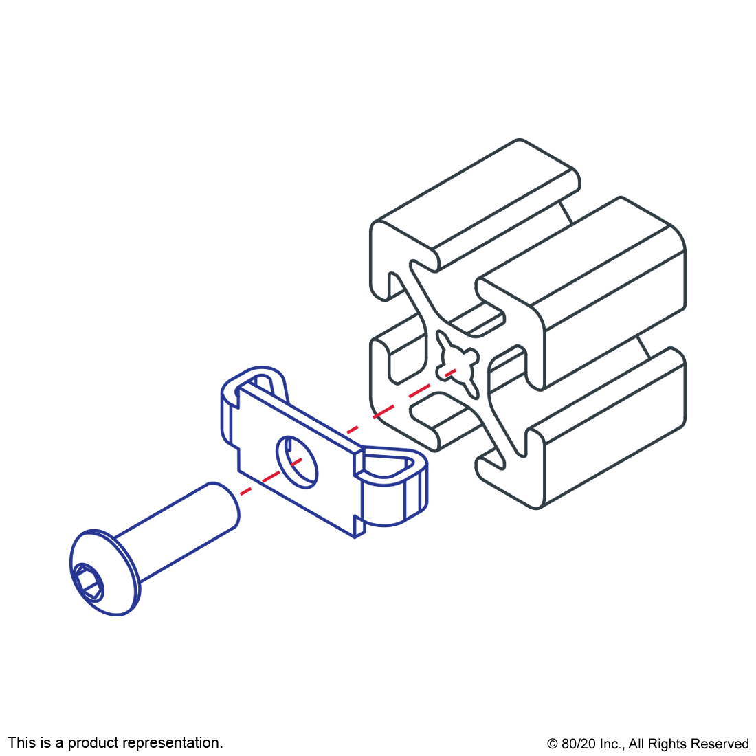 20-3681 | 20 Series Standard End Fastener Clip | CPI Automation