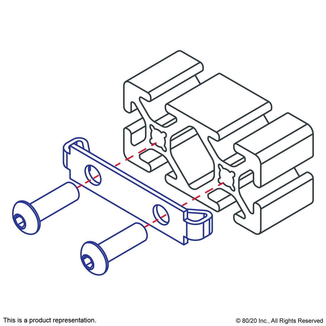 3902 | Double End Fastener, M8 | CPI Automation