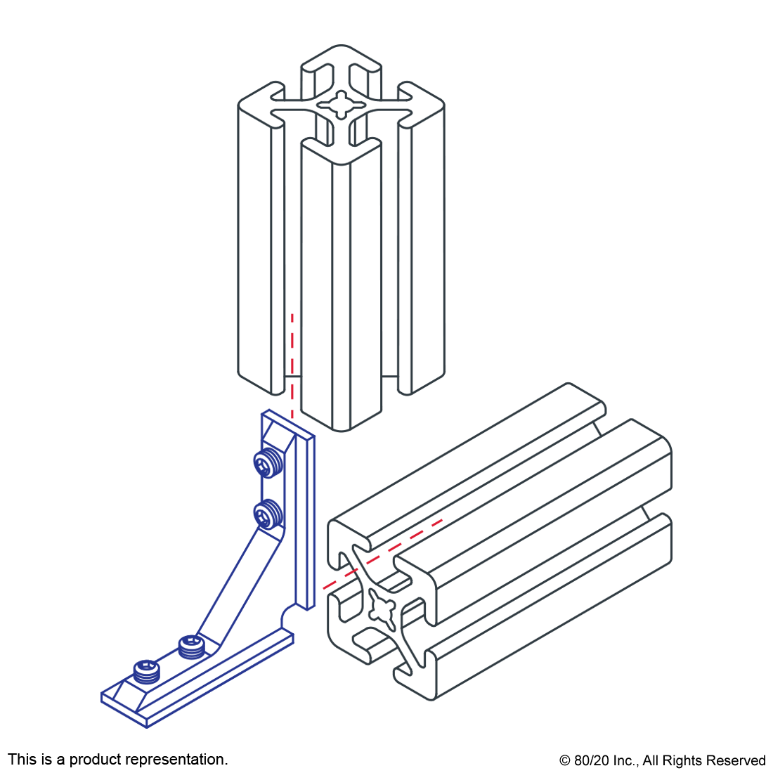 3364 | 90 Degree Inside Corner Connector | CPI Automation