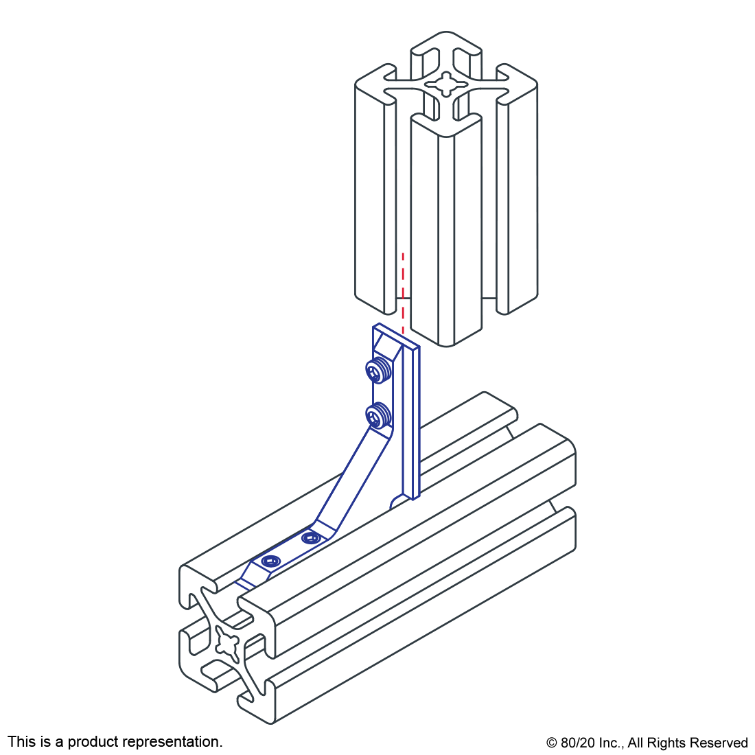 3364 | 90 Degree Inside Corner Connector | CPI Automation