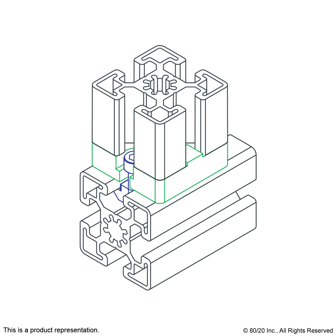 14137 | 45 Series Plate Connector | CPI Automation