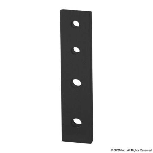 4514-Black | 10 to 15 Series 4 Hole - Straight Transition Flat Plate ...