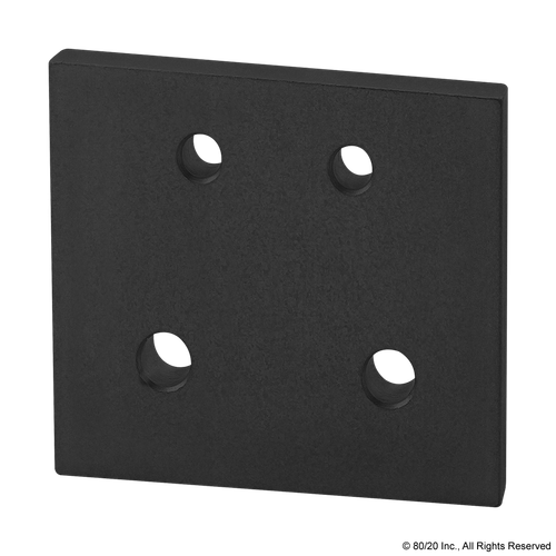 4515-Black | 10 to 15 Series 4 Hole - Rectangular Transition Flat Plate ...