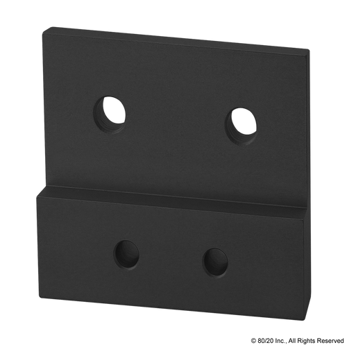 4523-Black | 10 to 15 Series 4 Hole - Rectangular Transition Flat Plate ...