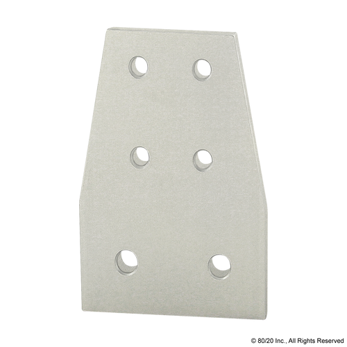 4519 | 10 to 15 Series 6 Hole - Rectangular Transition Flat Plate Small ...