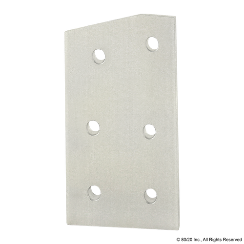 4315 | 15 Series 6 Hole - 15 Degree Angled Flat Plate | CPI Automation