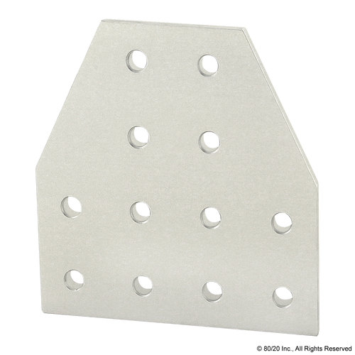 4125 | 10 Series 12 Hole - Tee Flat Plate | CPI Automation