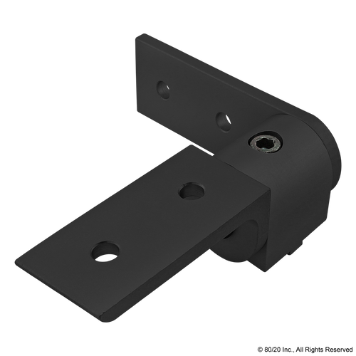 4357-Black | 15 Series 0 Degree Standard Structural Pivot Assembly with ...