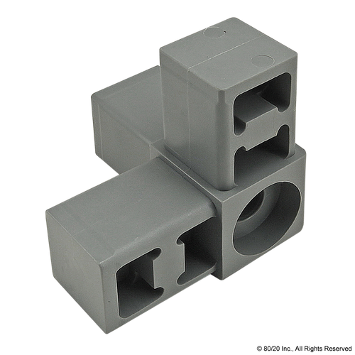 9153 | 3 Way - Corner Connector with Caster or Spacer Receptacle | CPI ...