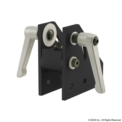 4317-Black | 15 Series 90 Degree Double Pivot Bracket Assembly with "L ...