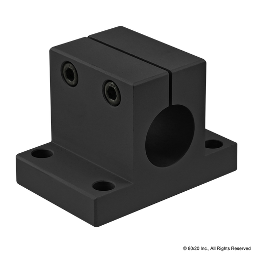 5920-Black | 15 Series 1" Wide Horizontal Stanchion Base | CPI Automation