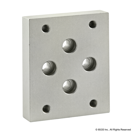 2426 | 15 Series Flange Mount Caster Base Plate | CPI Automation