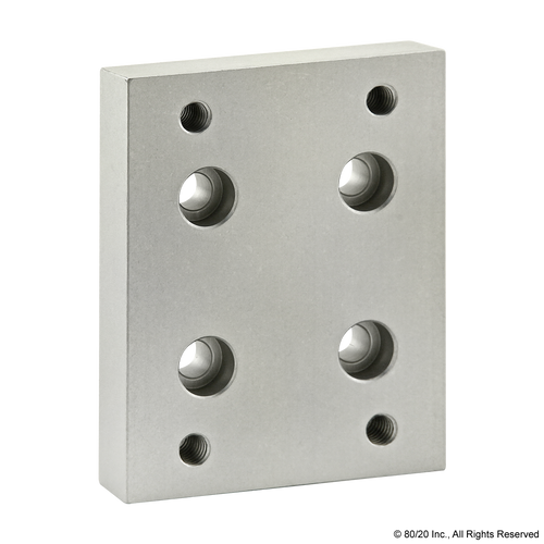 2420 | 15 Series Flange Mount Caster Base Plate | CPI Automation