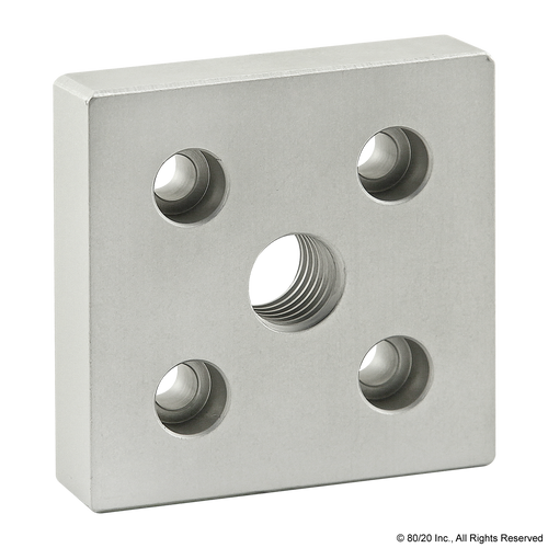 2366 | 15 Series 5 Hole - Center Tap Base Plate: 3.00" x 3.00" with 3/4 ...