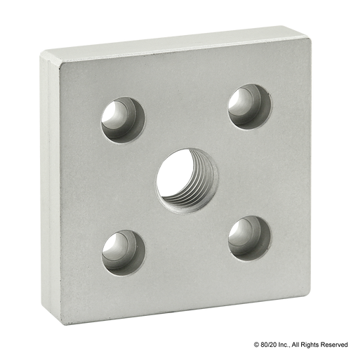 40-2366 | 40 Series 5 Hole - Center Tap Base Plate - 80mm x 80mm with ...