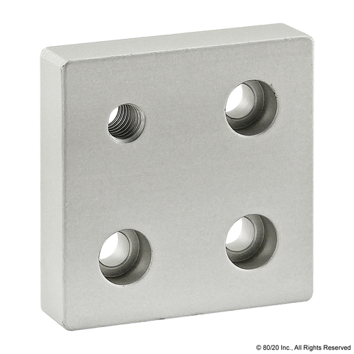 2136 | 10 Series 4 Hole - Offset Tap Base Plate: 2.00" x 2.00" with 5/ ...
