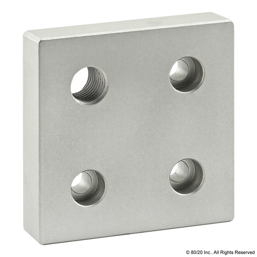 40-2146 | 40 Series 4 Hole - Offset Tap Base Plate: 80mm x 80mm with ...