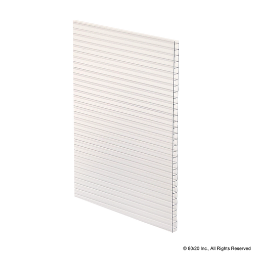 2640 | Twin Wall Polycarbonate Panel: .236" Thick, Clear | CPI Automation