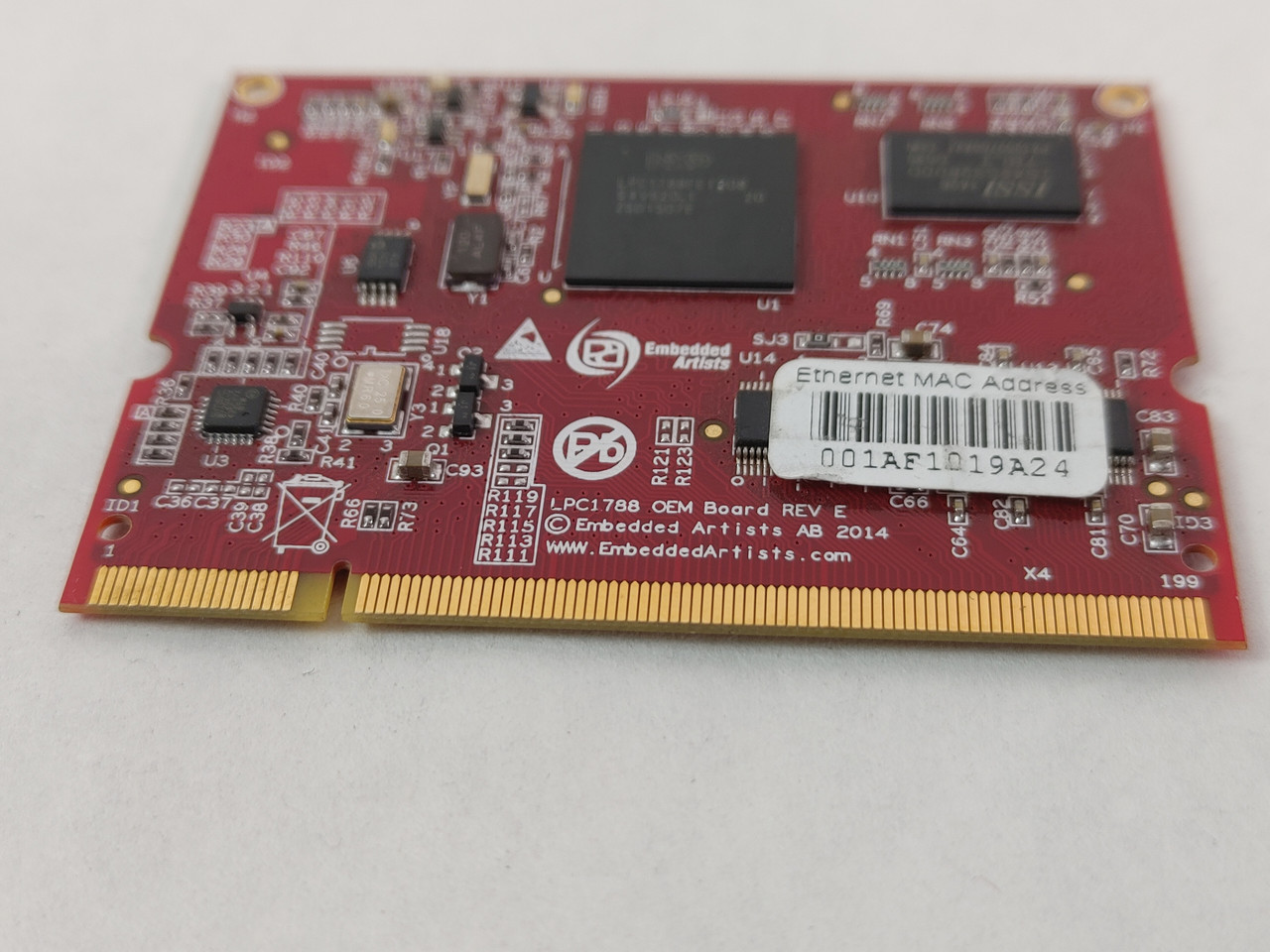 Embedded Artists LPC1788 SODIMM Cortex-M3 Microcontroller Module at TR ...