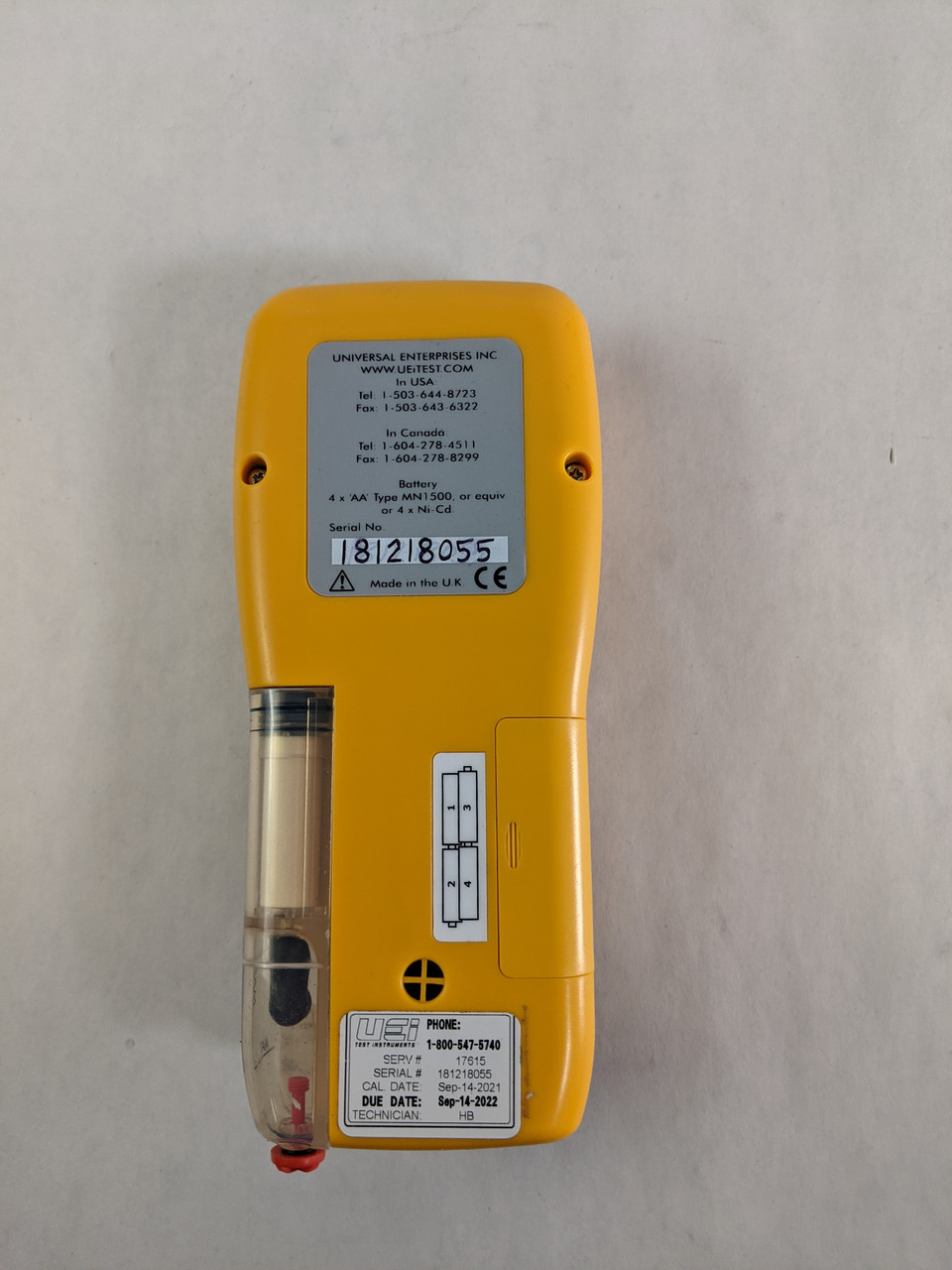 UEI C85 EOS Long Life Combustion Analyzer at TR Reuse Group