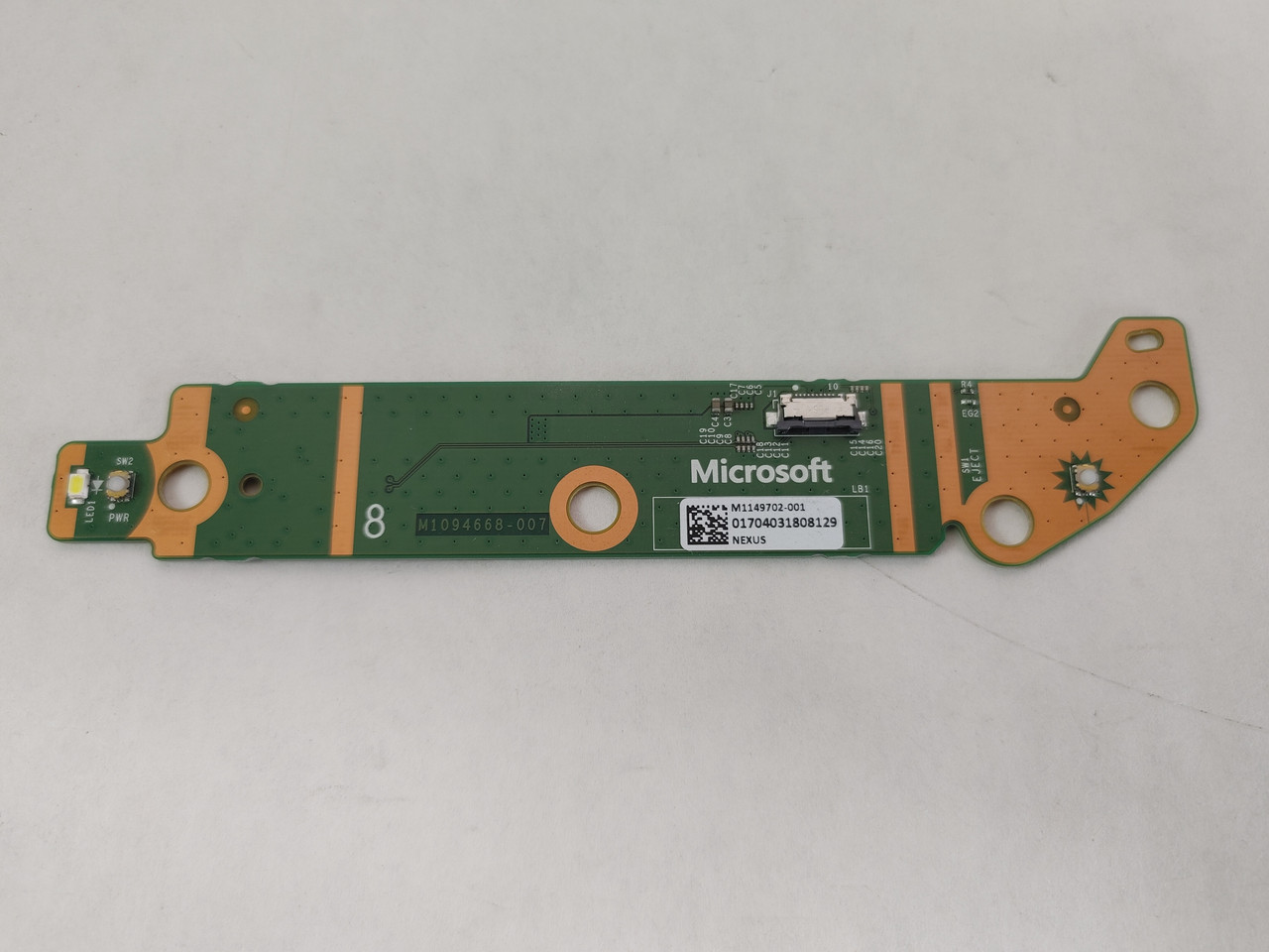 Microsoft M1094668-007 Xbox Series X Power Eject Button LED Board at TR ...