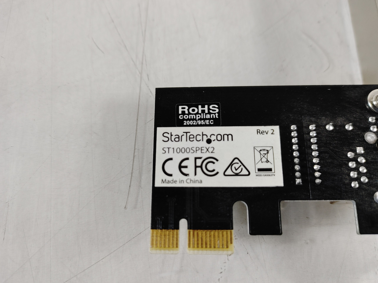 StarTech ST1000SPEX2 PCI Express x1 ST1000SPEX2 Ethernet Card at TR ...