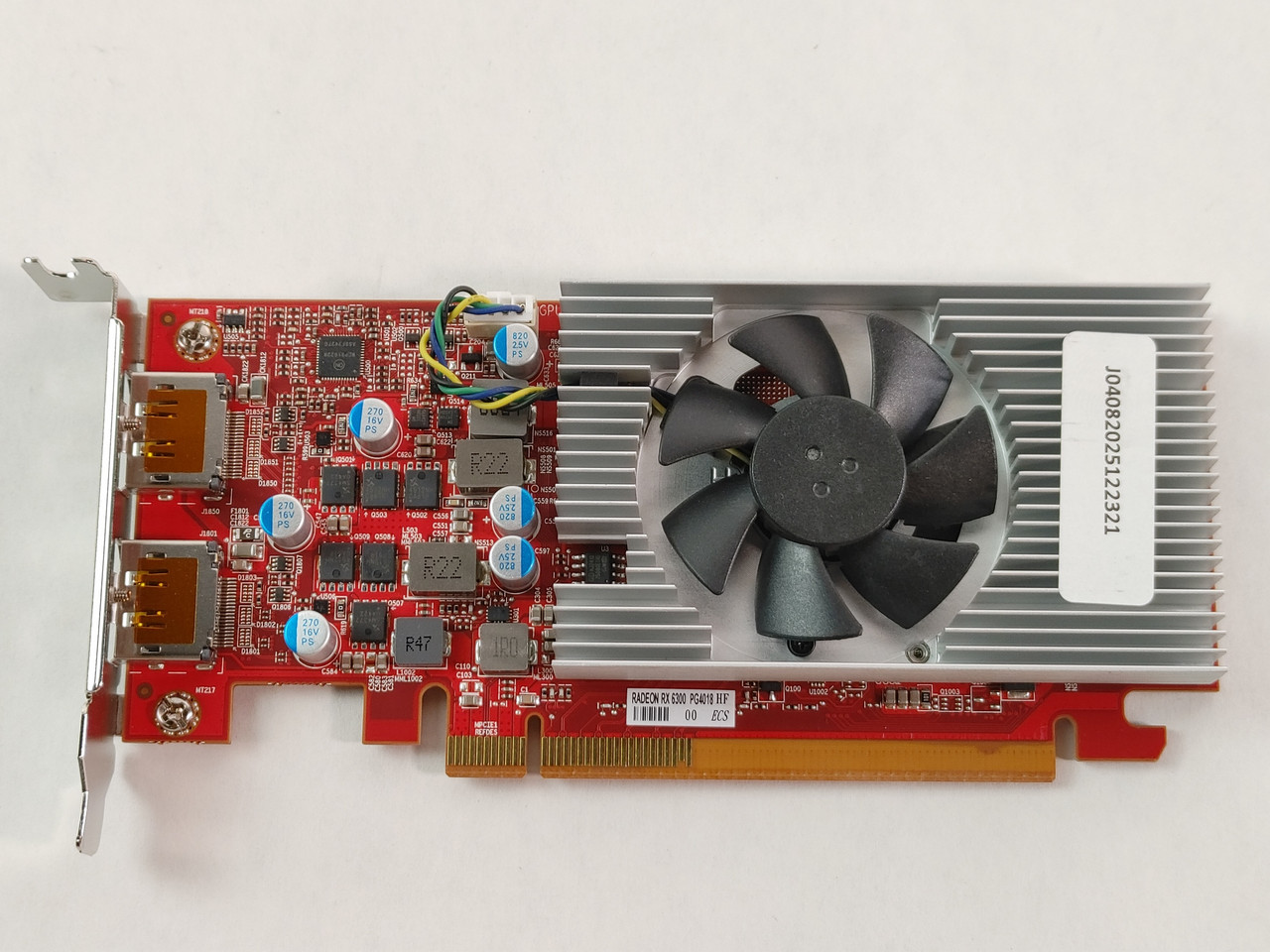 AMD AMD Radeon RX 6300 2 GB GDDR6 PCI Express 4.0 x16 Low Profile Video ...