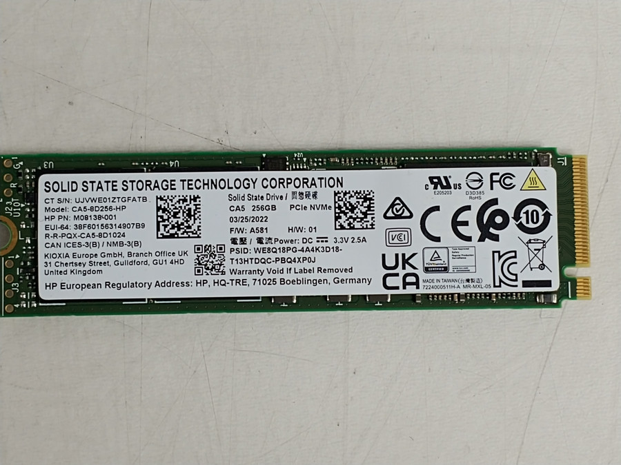 Liteon CA5-8D256-HP 256 GB NVMe 80mm Solid State Drive at TR Reuse Group
