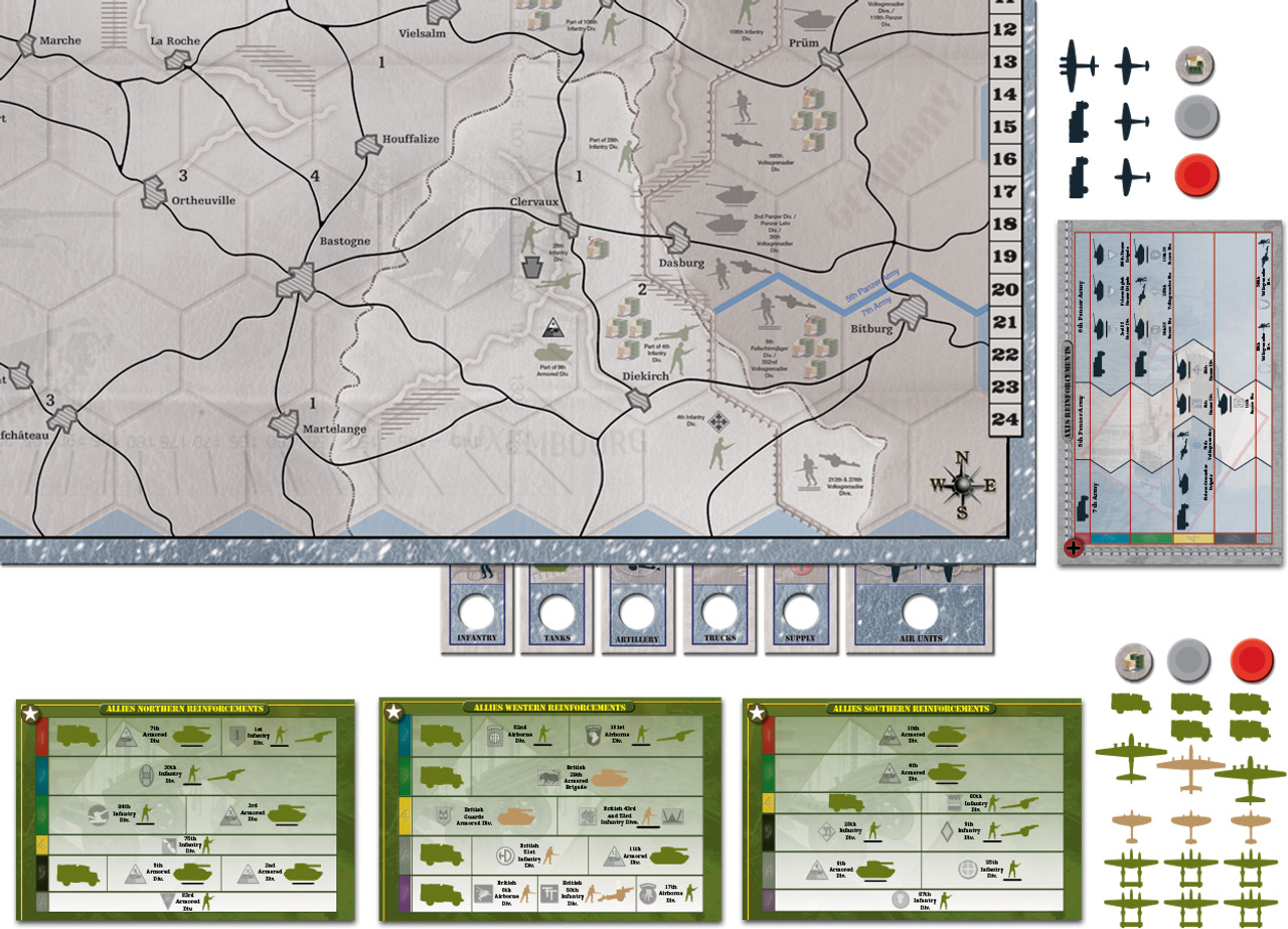 Axis & Allies: Battle of the Bulge - Top Tier Board Games