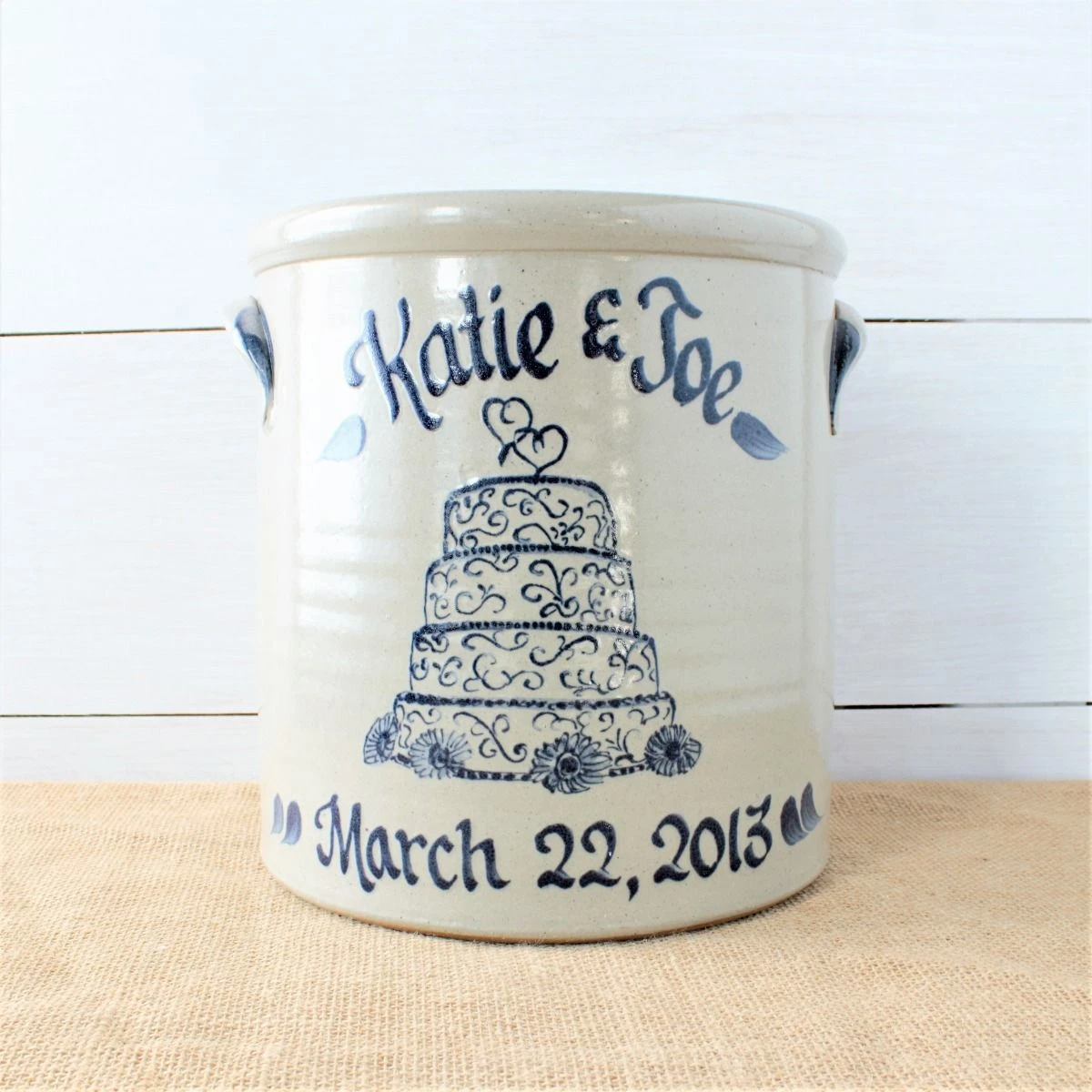 Rowe Pottery Personalized Custom Crock | WisconsinMade