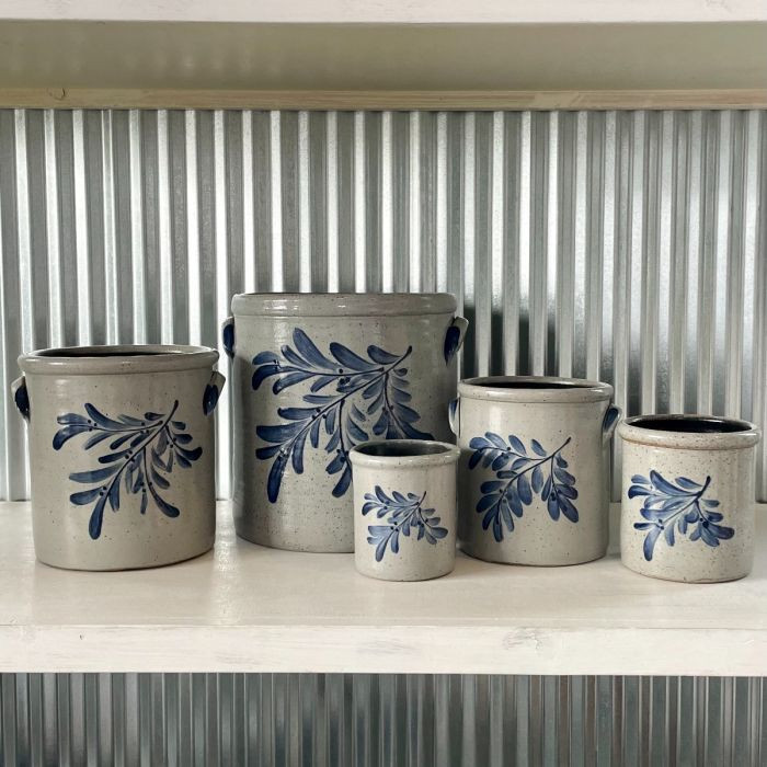 Rowe Pottery Teaberry Stoneware Crock | WisconsinMade