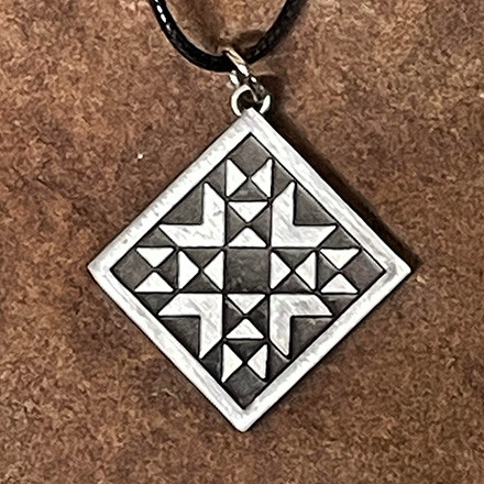 Quilt Square Pendant (1124)