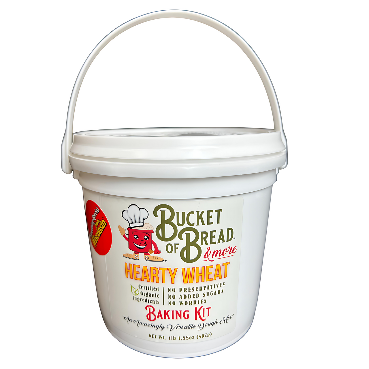 Bucket of Bread Hearty Wheat Baking Kit - 1/2 Gallon - WisconsinMade ...