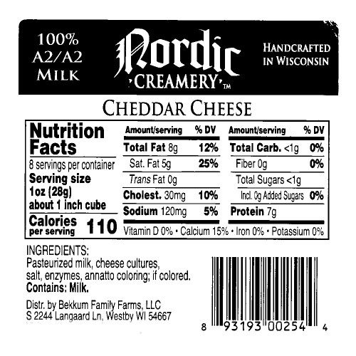 A2 Cheddar Cheese 6 Pack (7817)